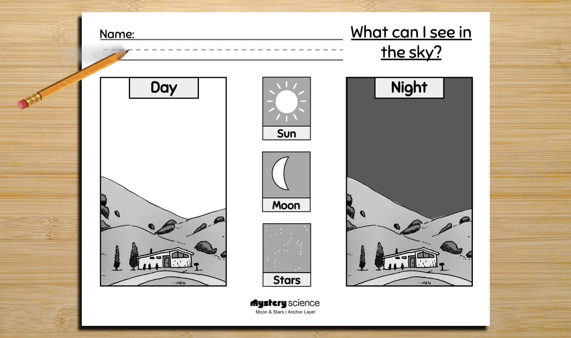 When can we see the Sun, Moon, and stars?