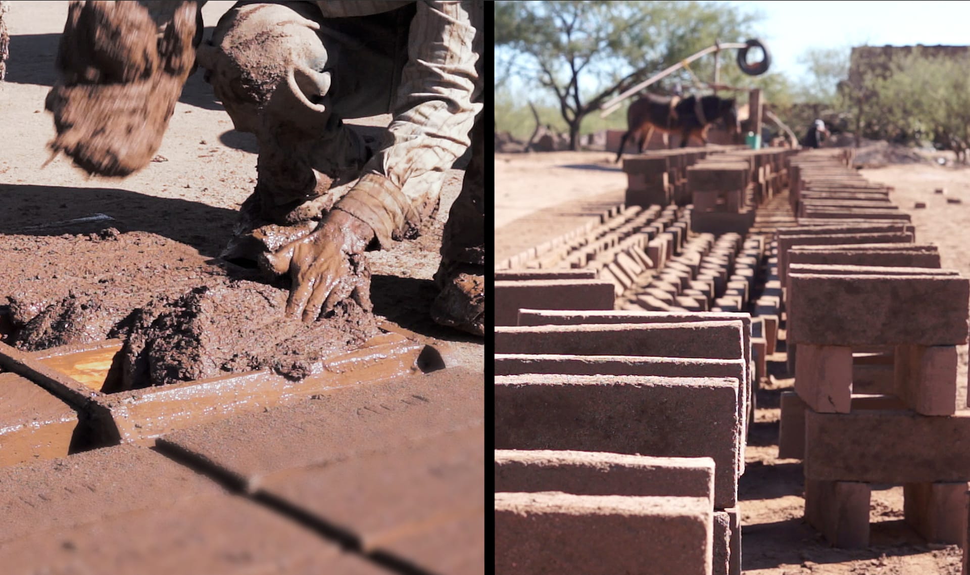 How do you build a city out of mud?