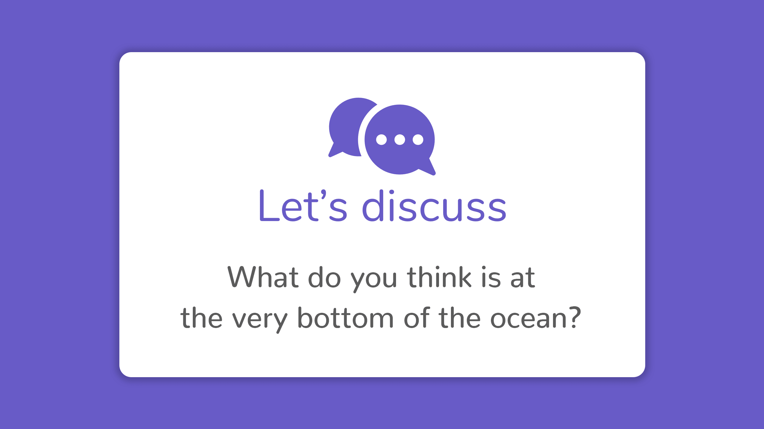 What's at the bottom of the ocean? - Mystery Science