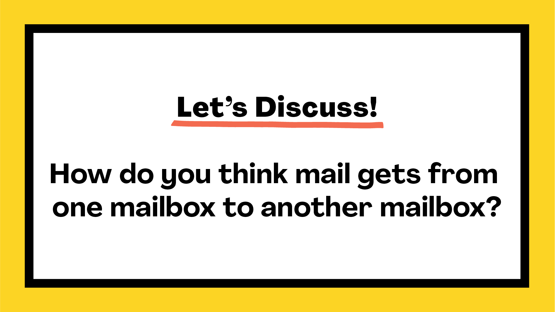 How does mail get delivered? - Mystery Science