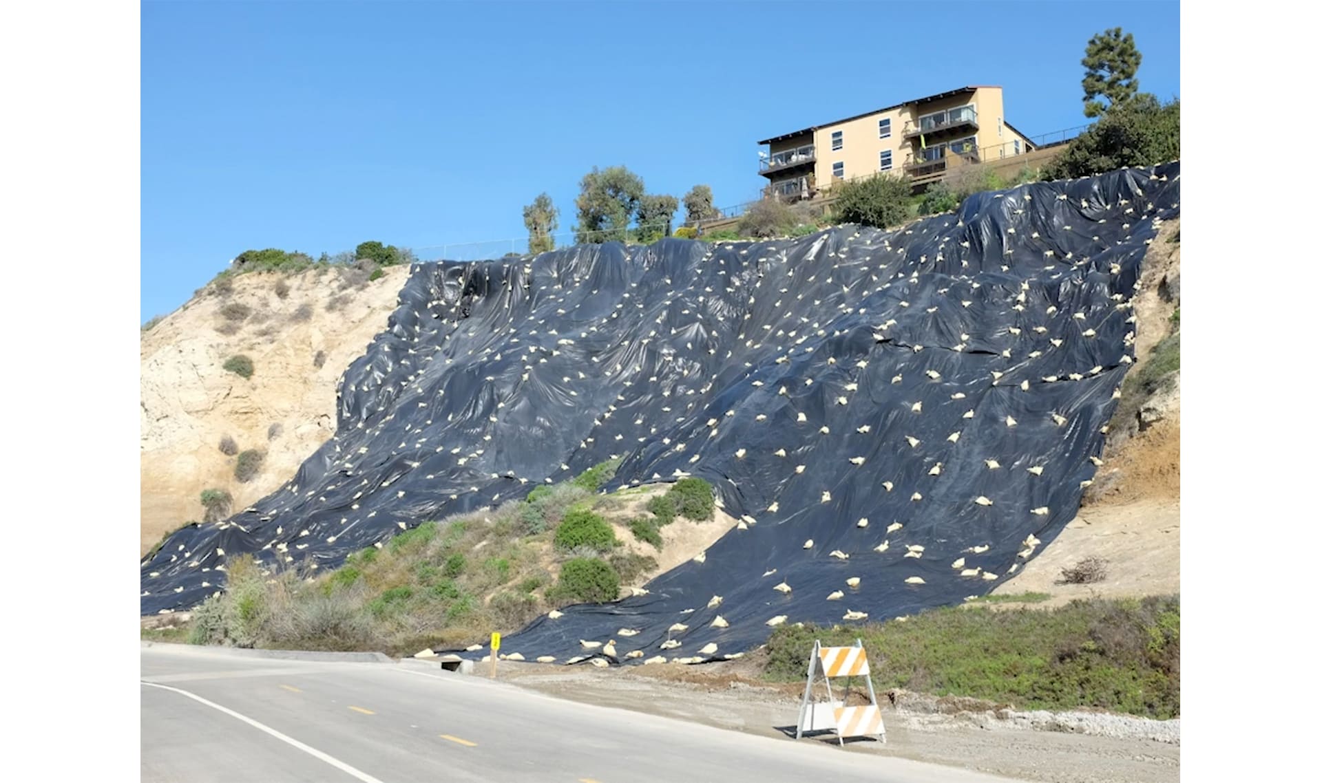 How can you stop a landslide?