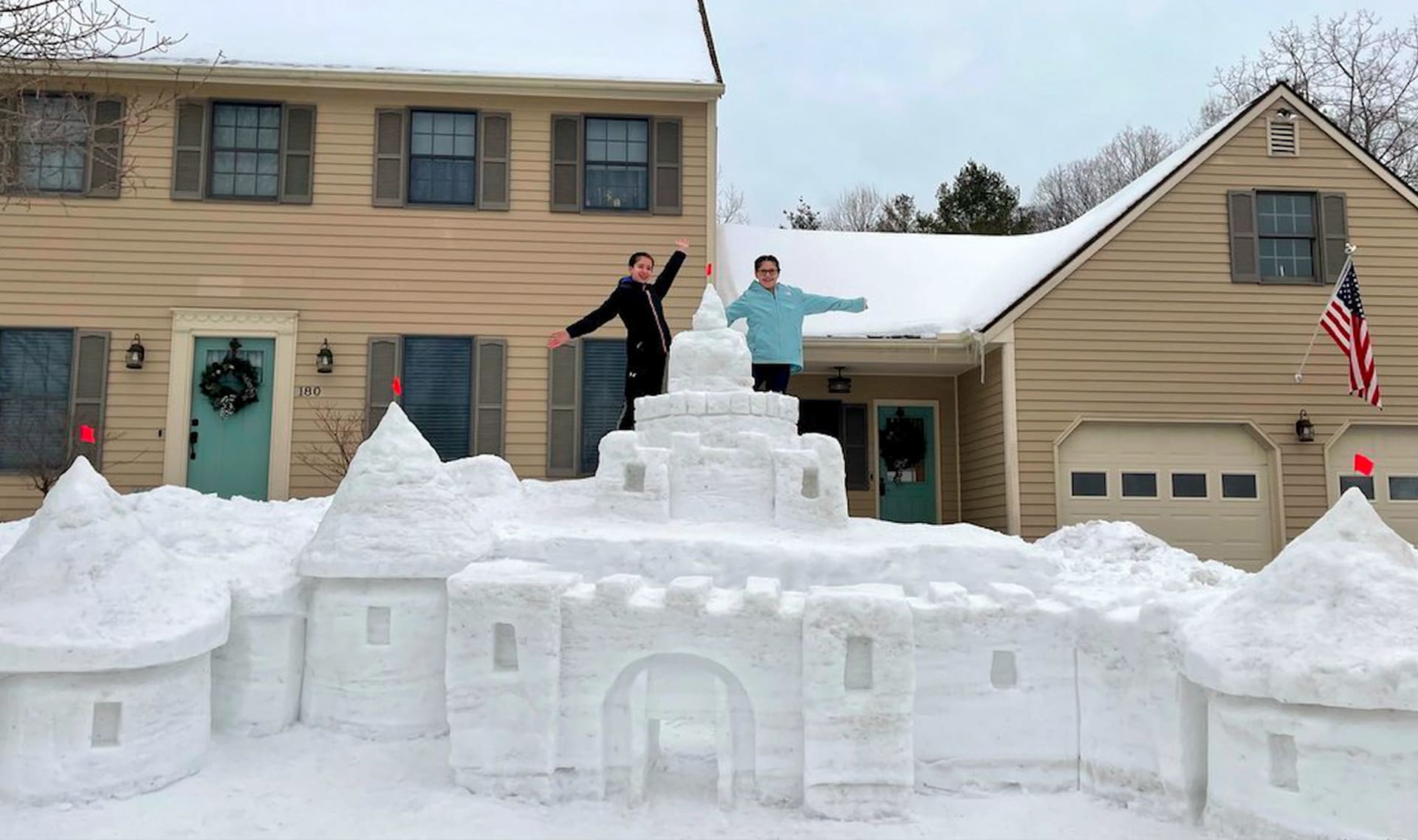 Where's the best place to build a snow fort?