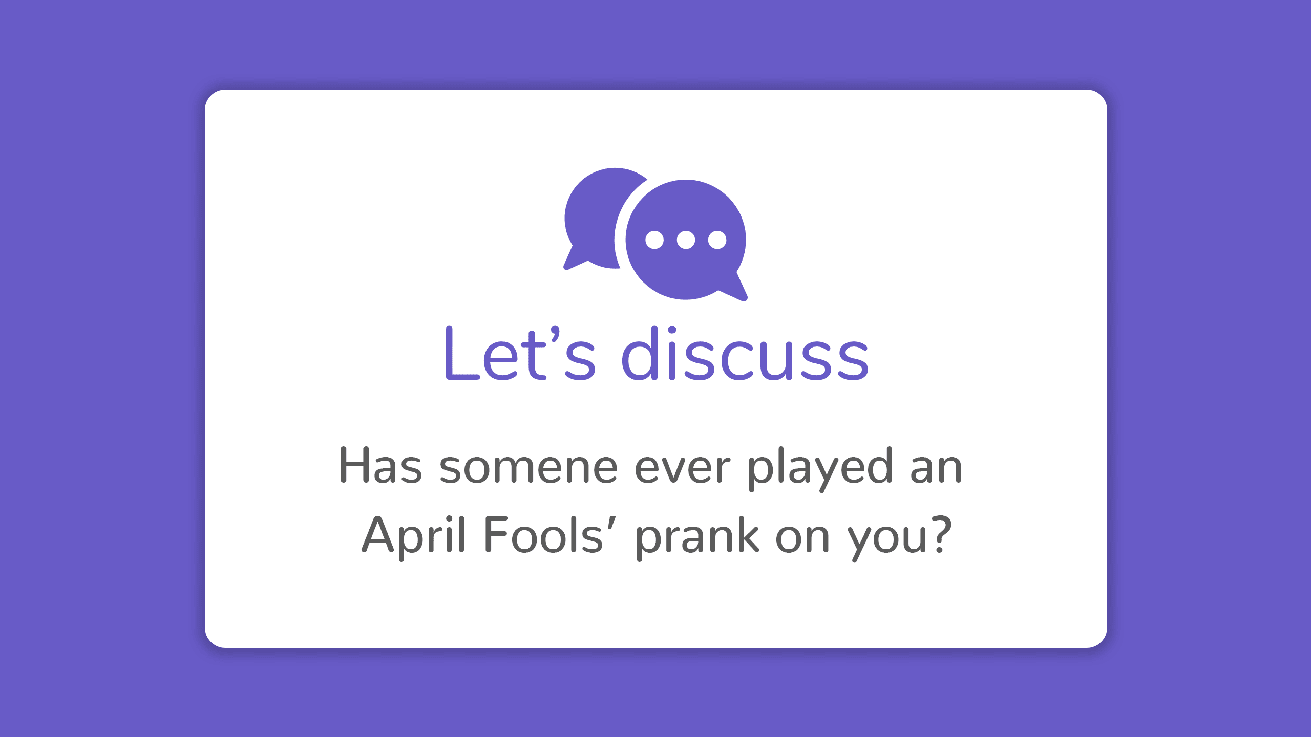 Why do we celebrate April Fools' Day? - Mystery Science