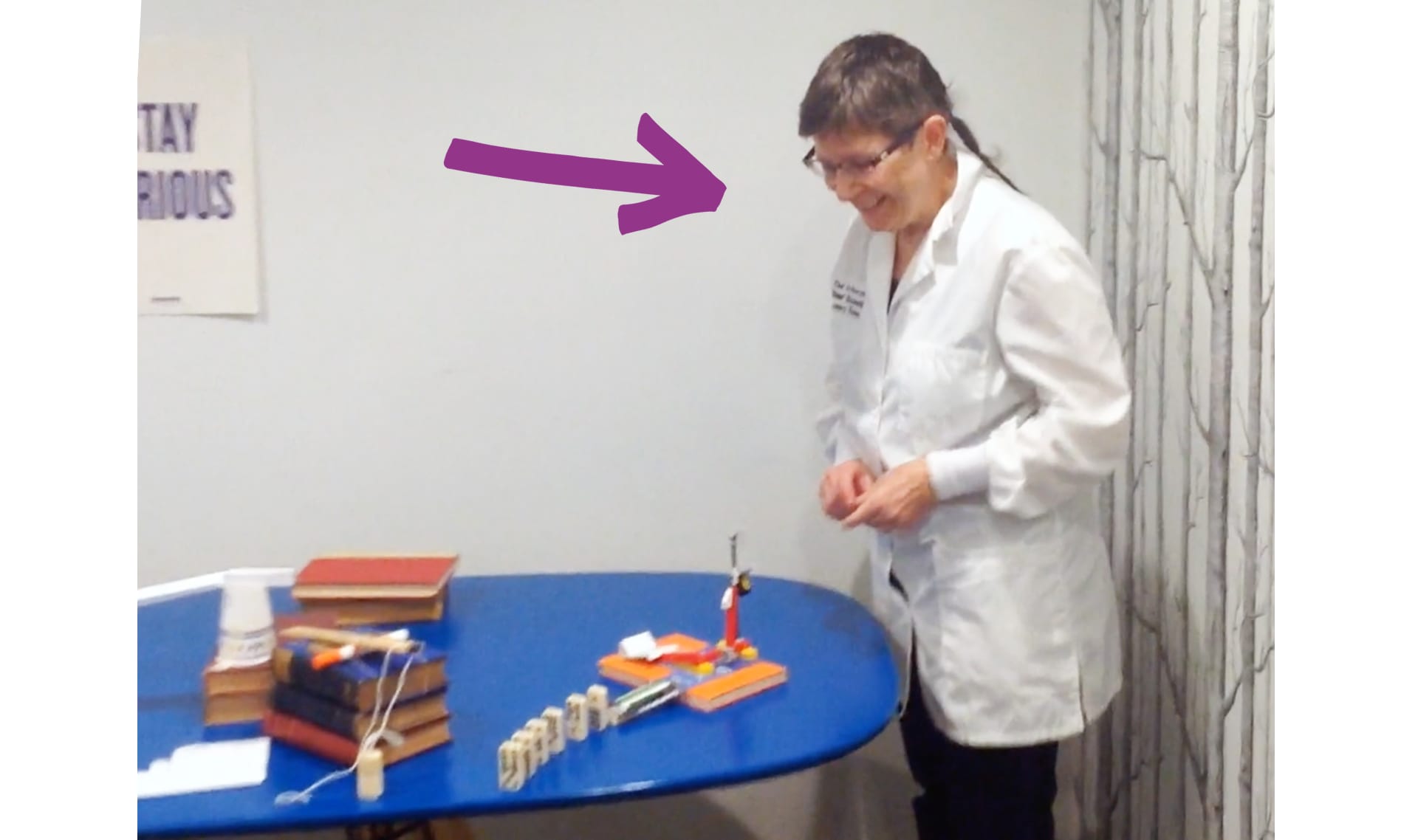 Can you build a chain reaction machine?