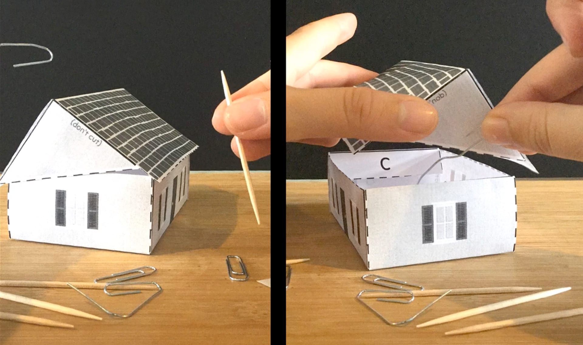 How can you keep a house from blowing away in a windstorm?