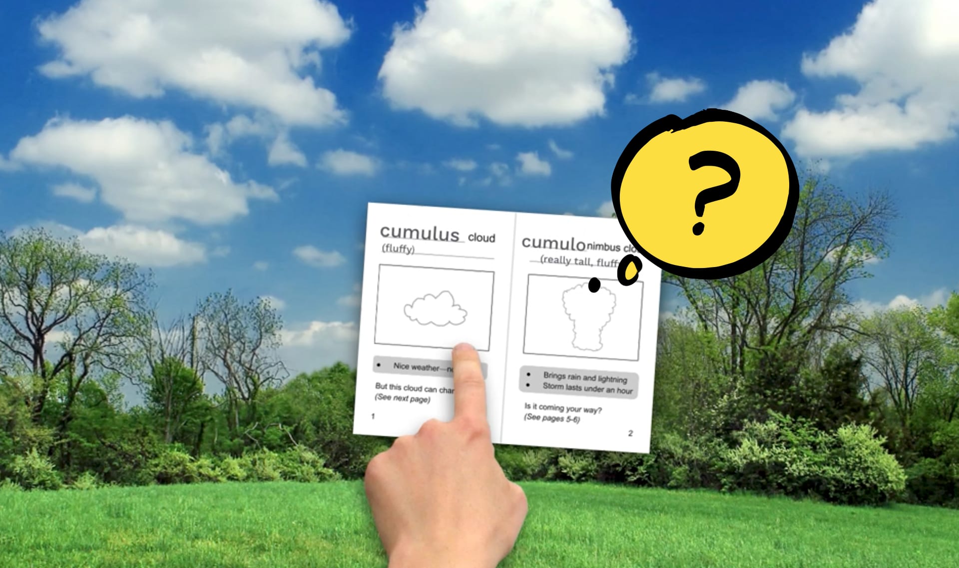 How can we predict when it's going to storm?