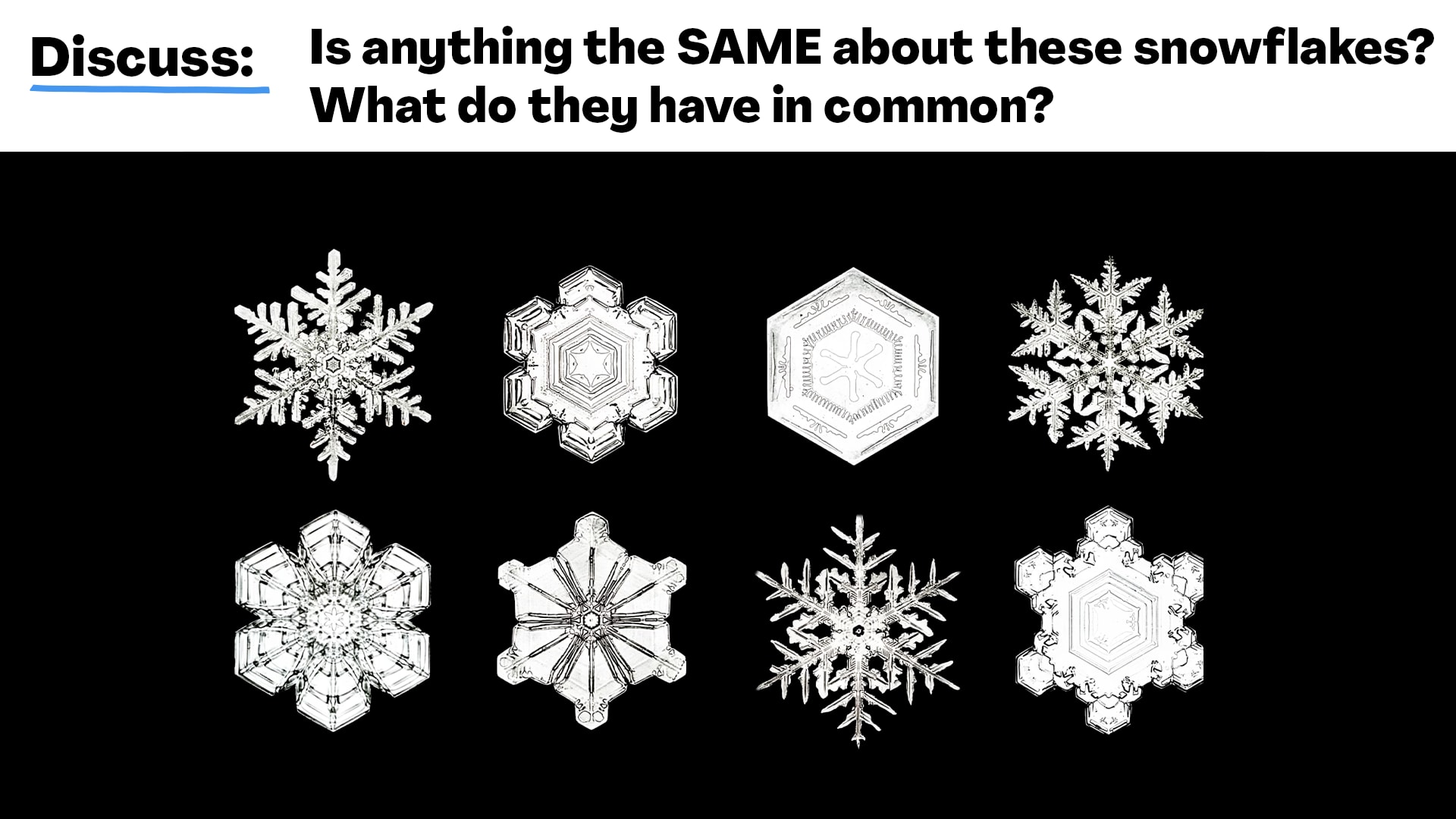 Is every snowflake different? - Mystery Science