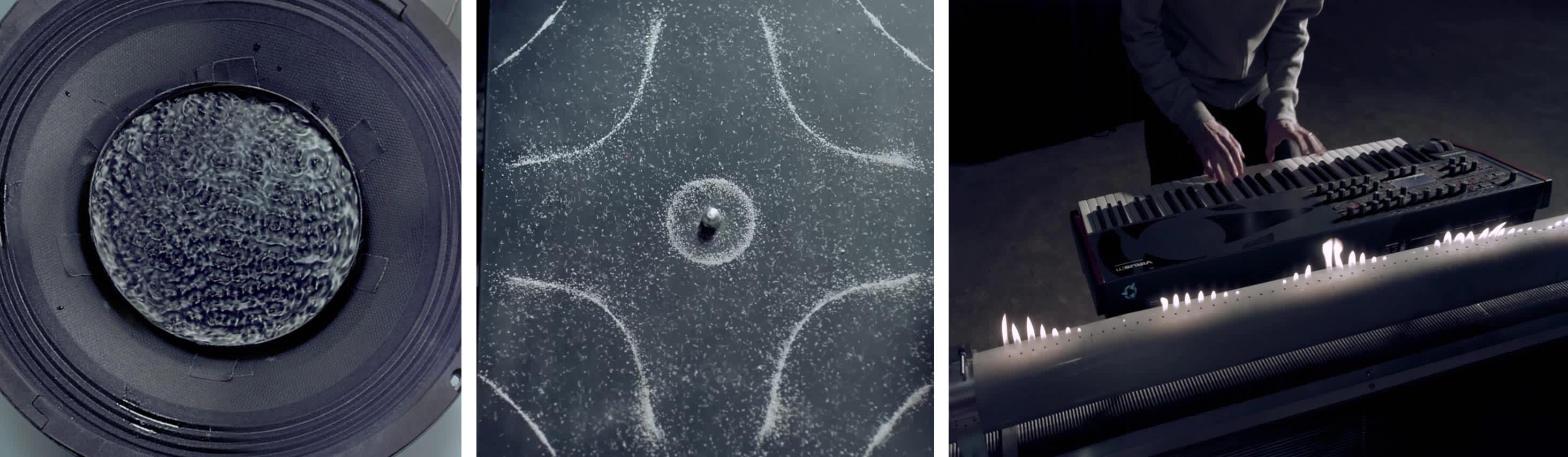 How can you make sound waves visible?