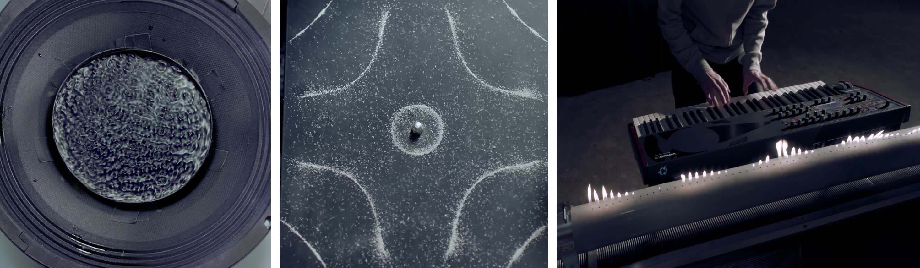 How can you make sound waves visible?