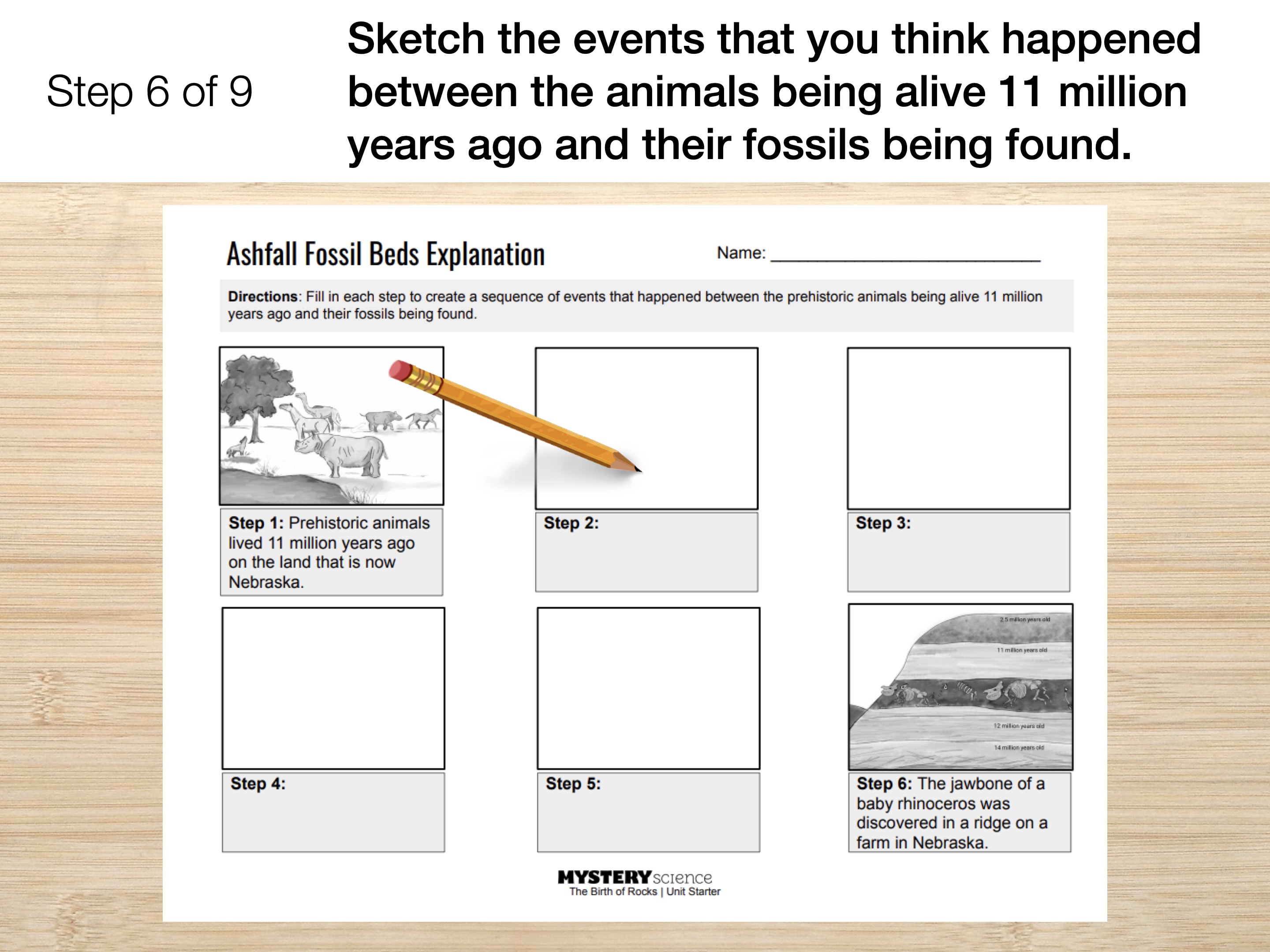 Engage Activity For Fossils Lesson Plan 5Th Grade : Evan Moor Teaching ...