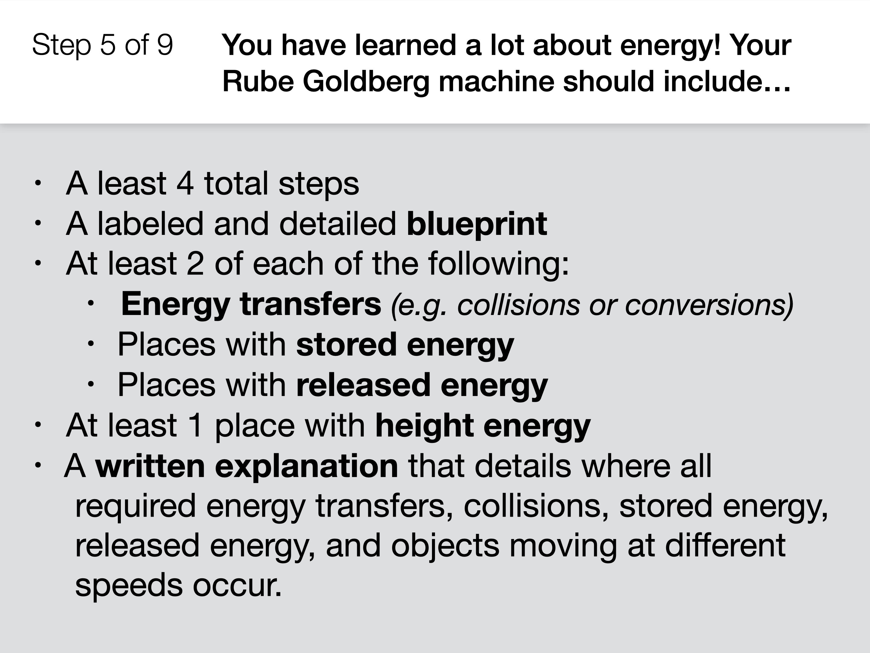 Can you design and build your own Rube Goldberg machine?