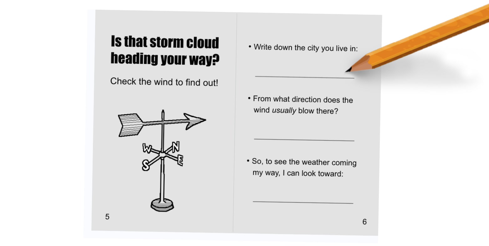 How can we predict when it's going to storm?