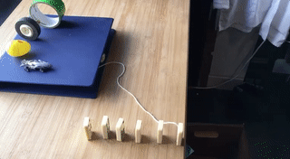 Can you build a chain reaction machine?