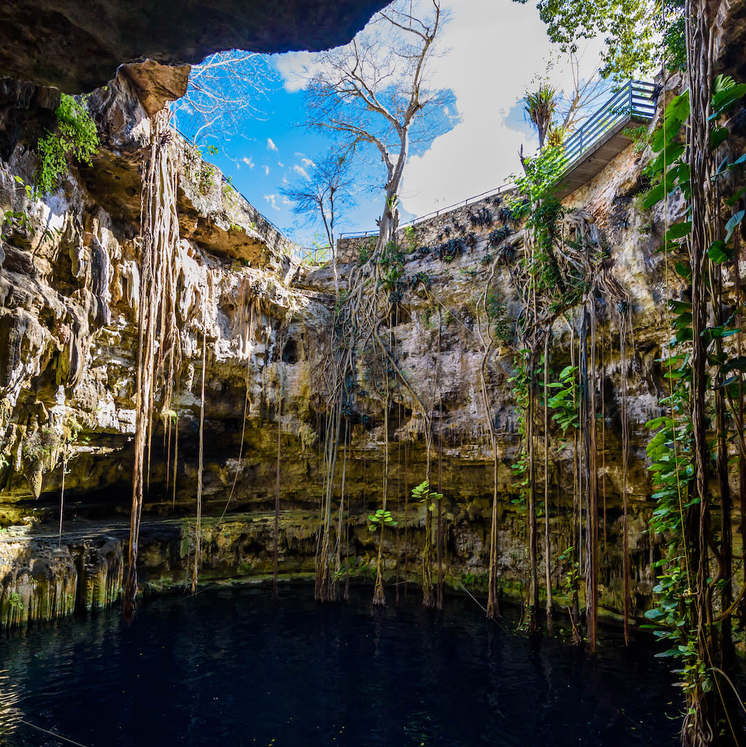 How are you a part of the watery cave's story?